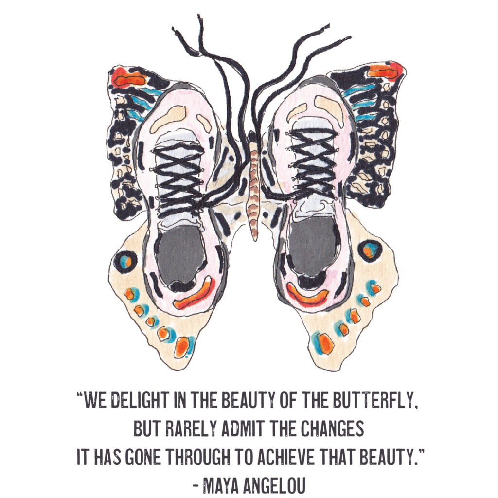 Butterfly Shoes | We Run On Art